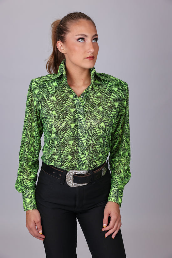 Romina Electric Yellow Riding Shirt – Kultured Rider Arena Wear